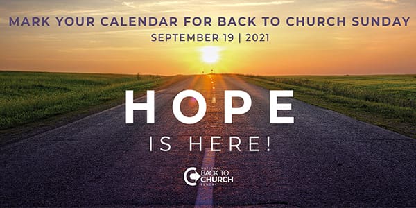 Home - Back to Church Sunday